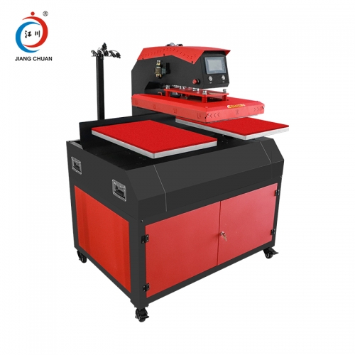 jiangchuan Fully automatic pneumatic dual station hot stamping machine ...